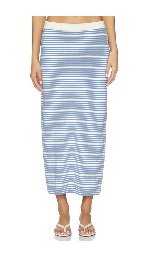 L*SPACE LSPACE Ravello Maxi Skirt with Striped Pattern